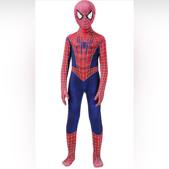 Costumes | Super Hero Cosplay Costume Spiderman For Boys Kids Medium ...
